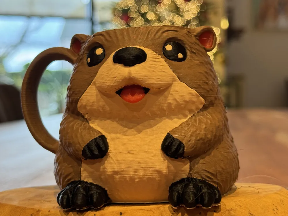 Chill Otter Holder Ice Cream Pints No Spoonholders - Free 3D Print ...