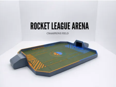 Rocket League Champions Field Arena–Desktop Decor - Free 3D Print Model ...