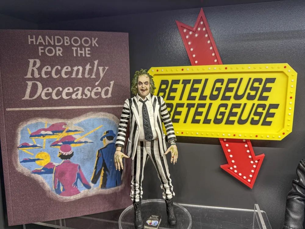 Beetlejuice Marquee Sign - Free 3D Print Model - MakerWorld