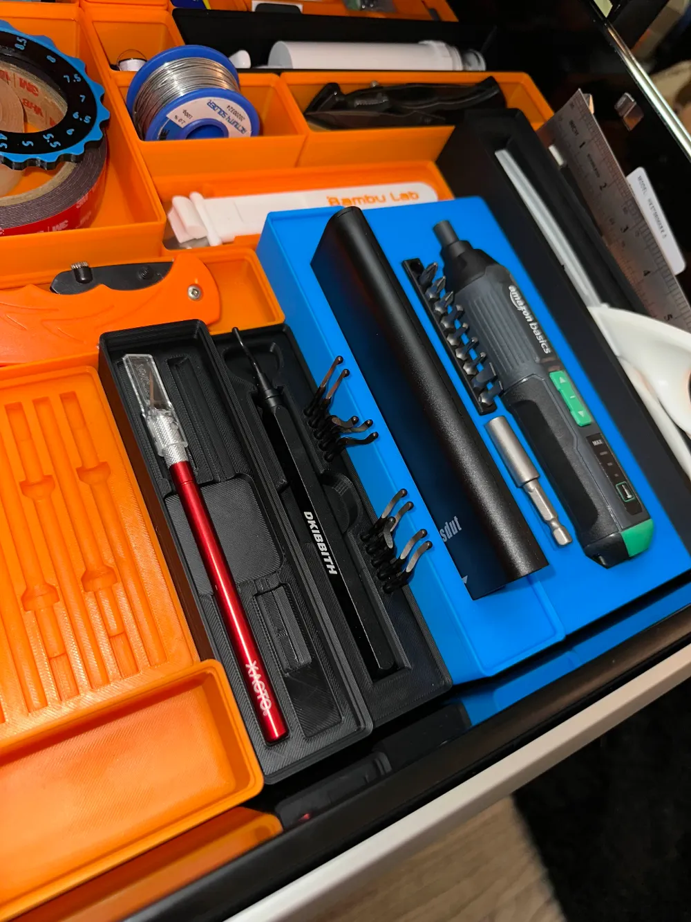 Gridfinity 49-in-1 Small Screwdriver Set by Grafted - MakerWorld