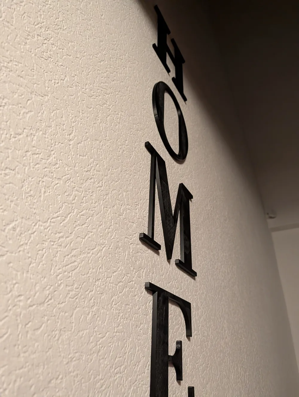 HOME sign for the wall - Free 3D Print Model - MakerWorld