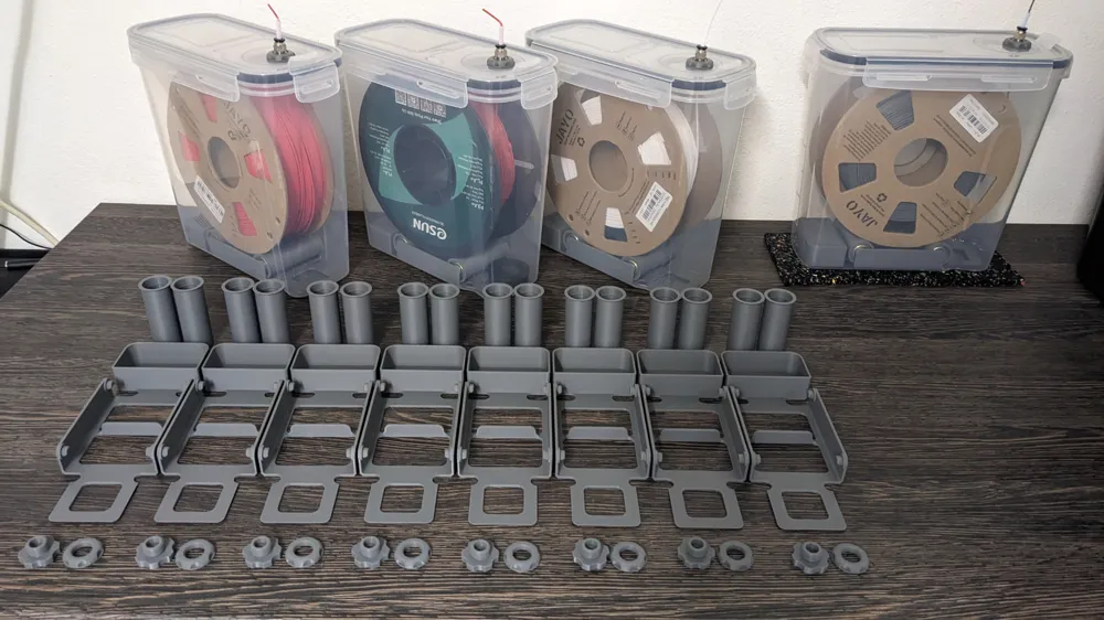 Dyna Dry Box / Filament Box 4L by Dynarun MakerWorld: Download Free 3D ...