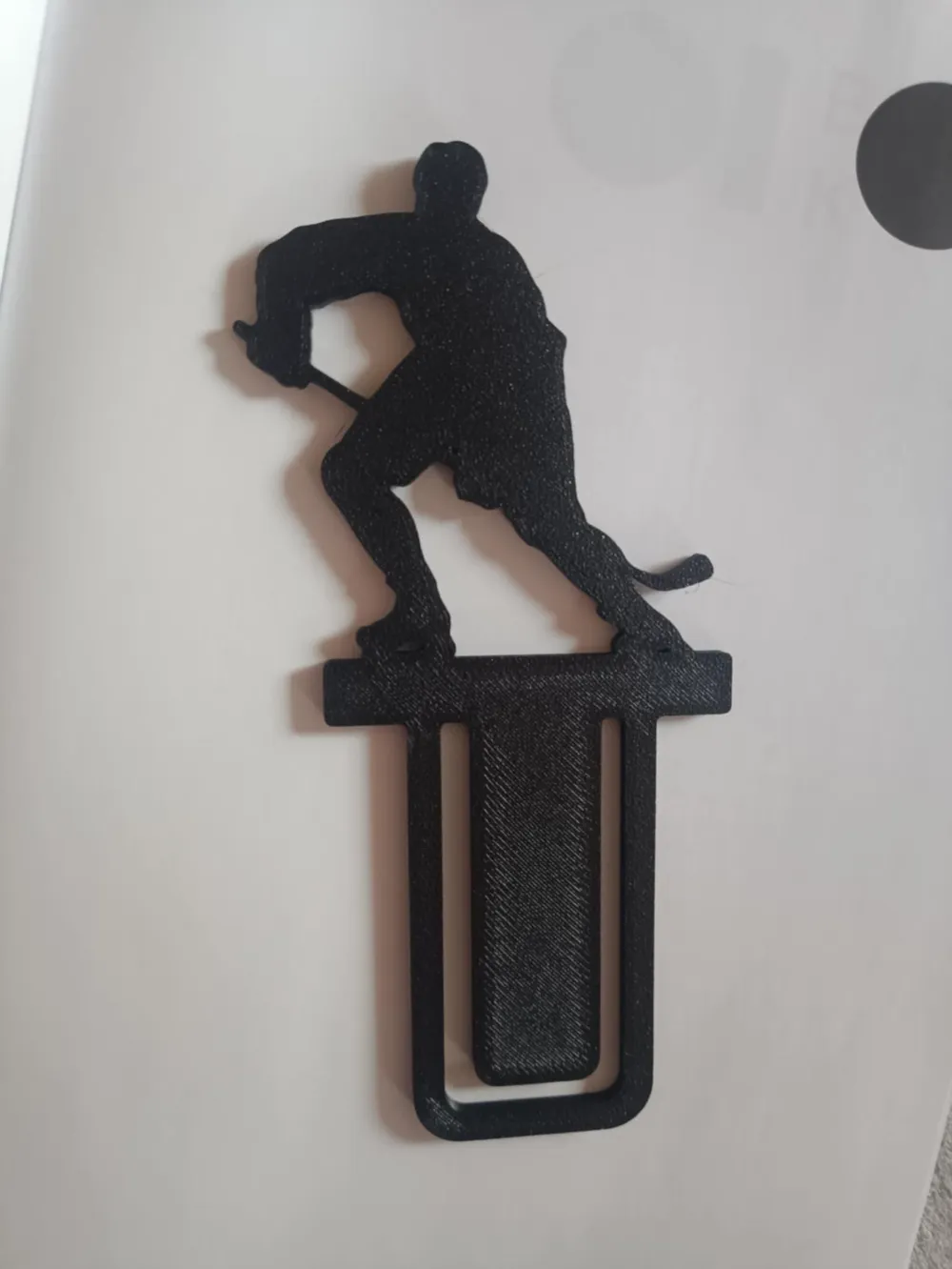 Hockey player bookmark by Rucis - MakerWorld