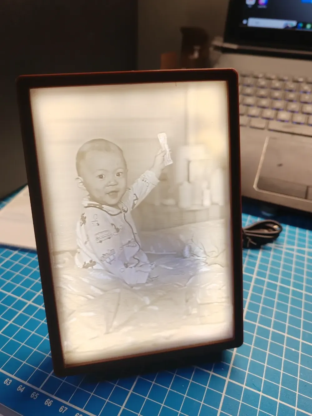 6-inch Relief Photo Frame - Free 3D Print Model - MakerWorld