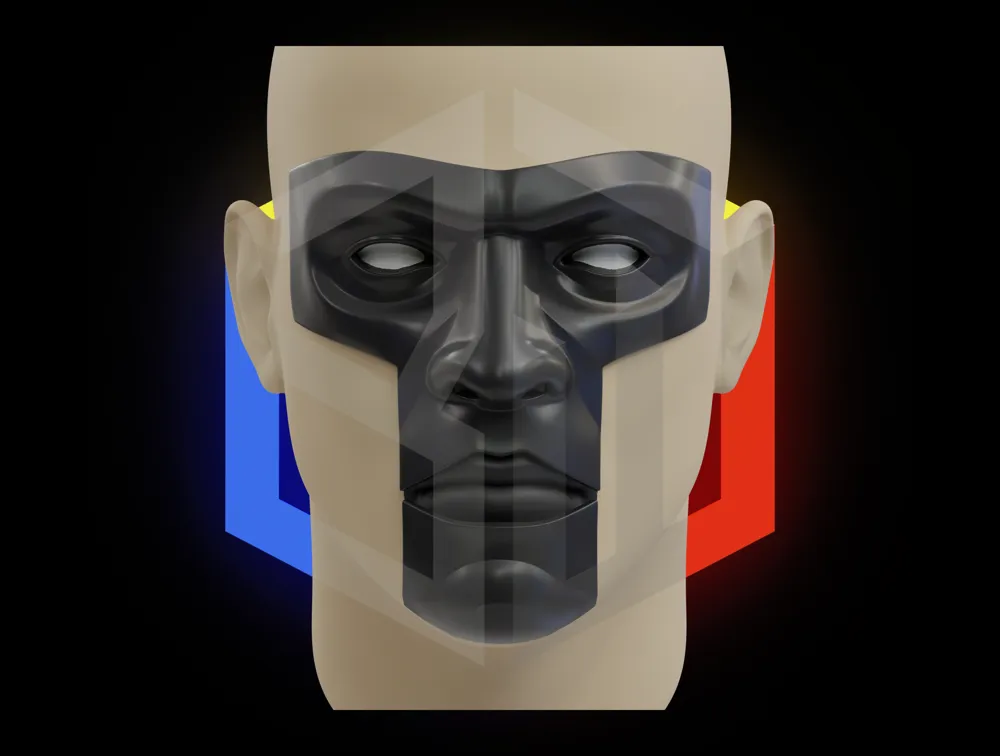 Máscara de Mister Terrific por Budwin MakerWorld: Descarga Modelos 3D Gratuitos