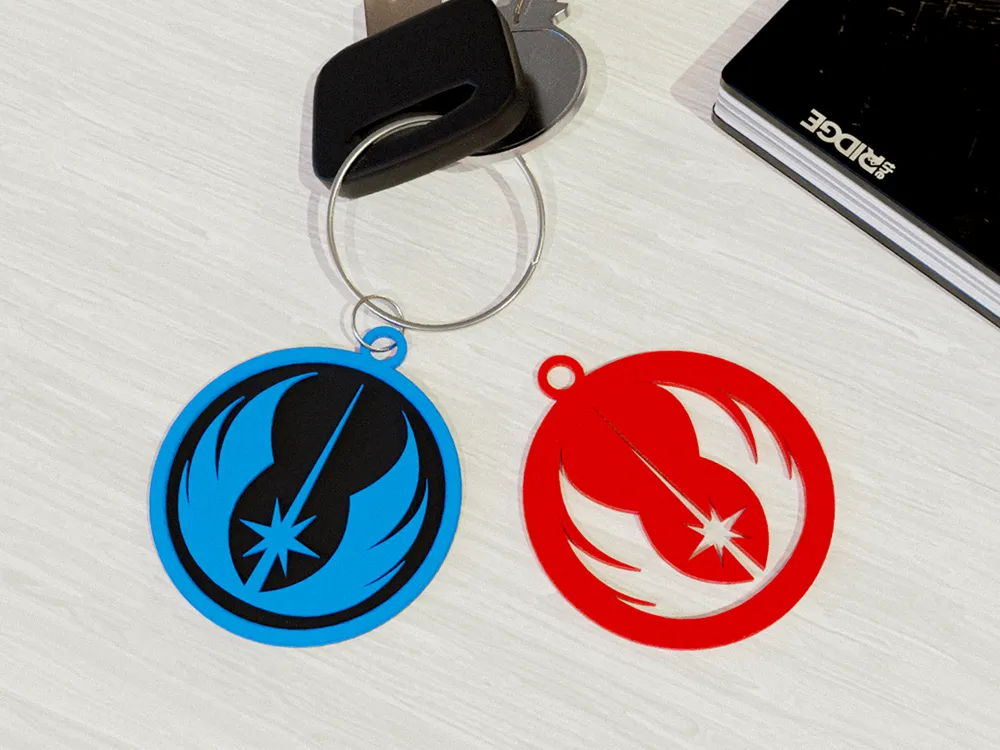 JEDI Logo keychain - Star Wars by BigMikeMW - MakerWorld