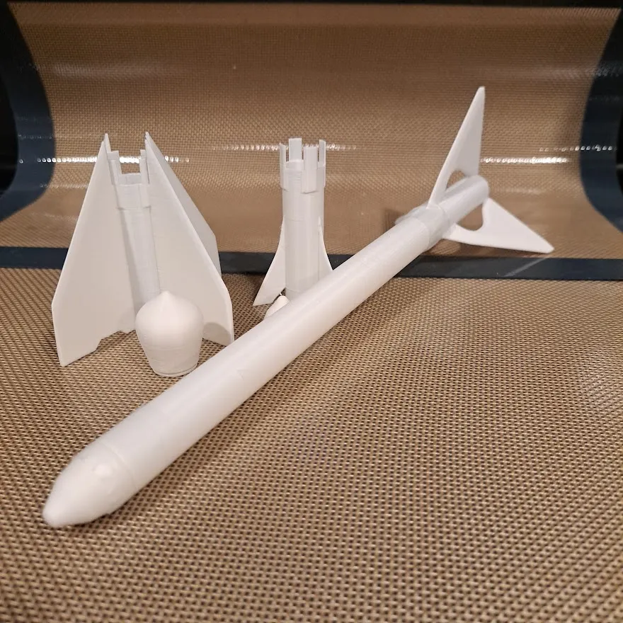 Modular Air Rocket for NatGeo launch system by tinkererscove - MakerWorld
