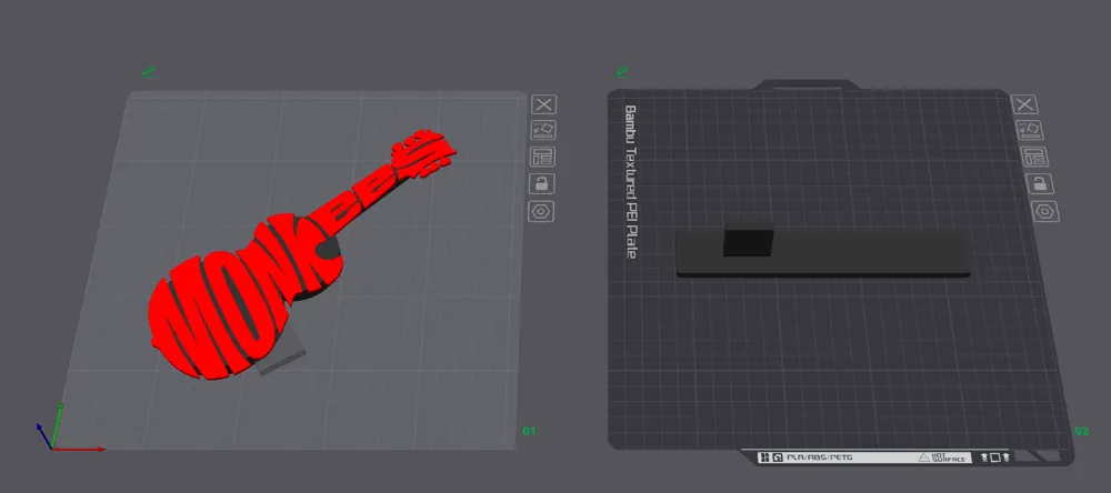 Monkees Band-Logo mit Ständer – Kostenloses 3D-Druckmodell – MakerWorld