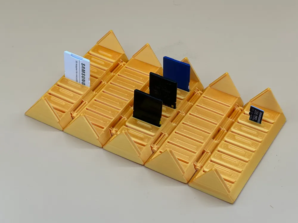 Pentagonal Roll Container for SD and microSD Cards: Smart Storage ...