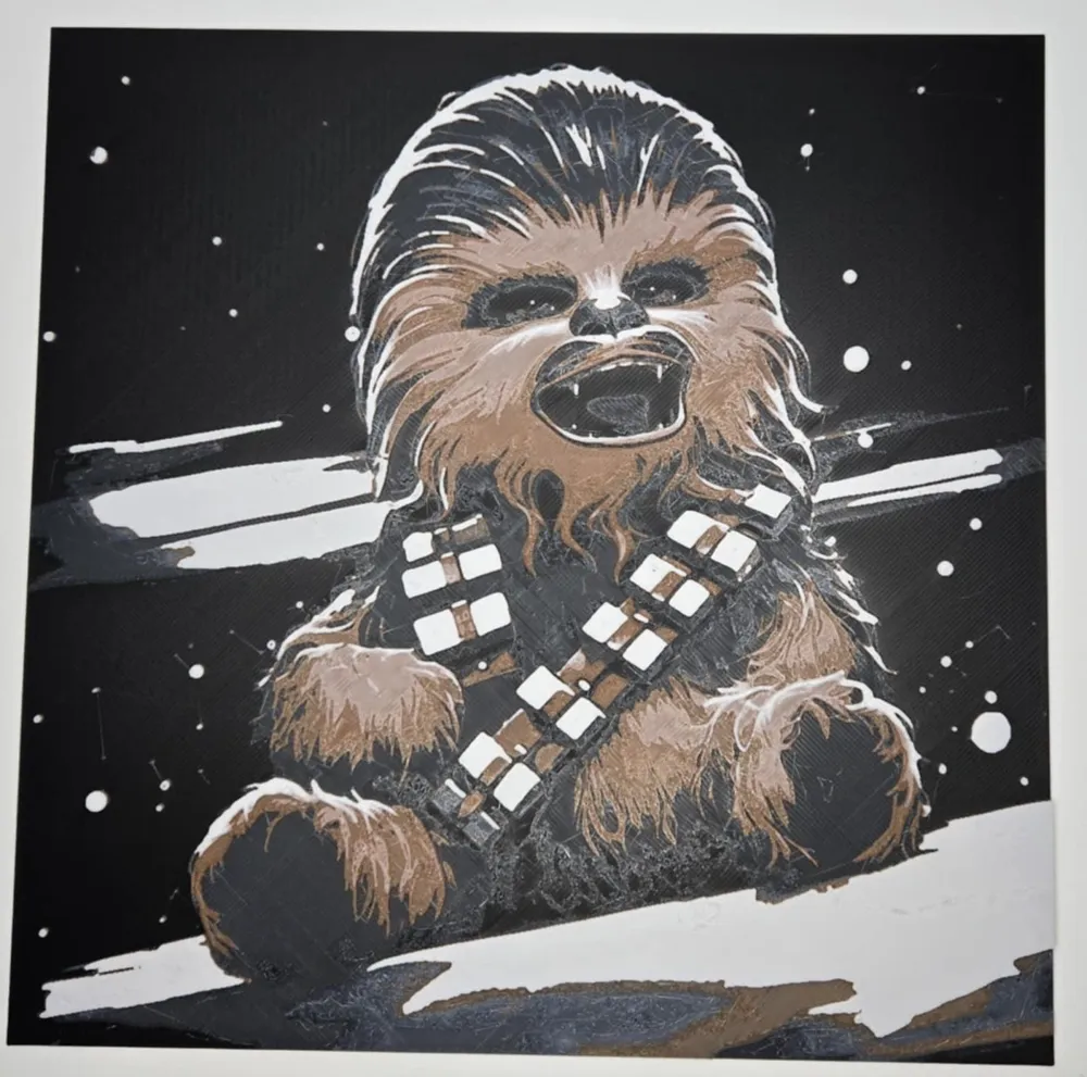 Chibi Chewbacca Hueforge by LoFi Layers - MakerWorld