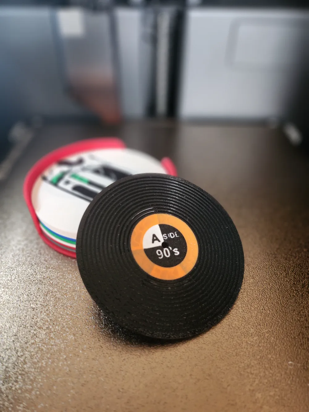 Vinyl Record Coaster by Square3D - MakerWorld