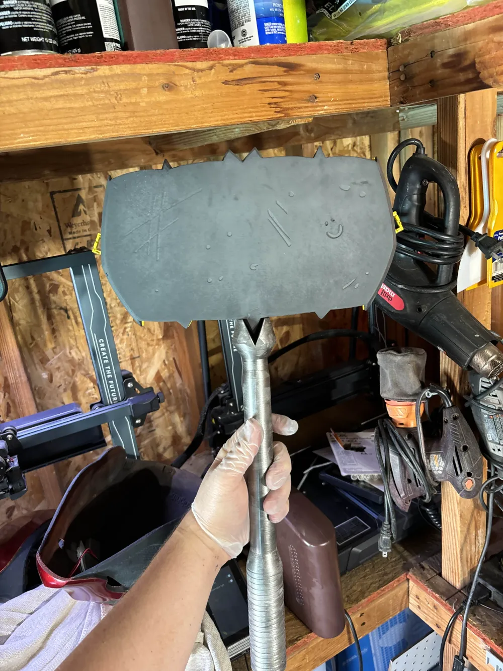 Absolute Batman AXE Chest Blade by Maker_Zane - MakerWorld