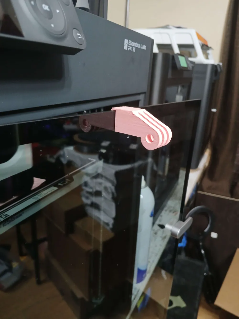 GoPro Webcam Mount for Bambu Front Glass Door by crazyvetfam MakerWorld ...