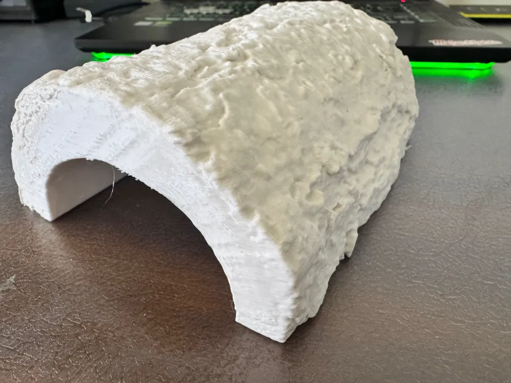 Highly Detailed Log Reptile Hide - Free 3D Print Model - MakerWorld