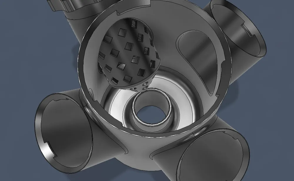 Hybrid Kratky Hydroponic Tower Module Reservoir - Free 3D Print Model ...