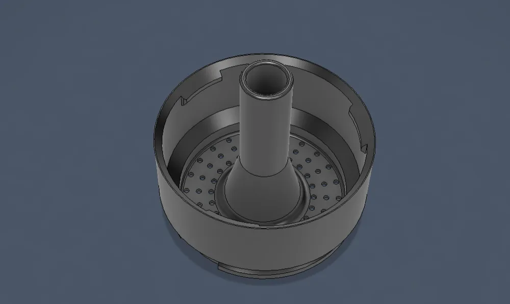 Hybrid Kratky Hydroponic Tower Module Reservoir - Free 3D Print Model ...