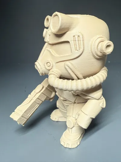 Chibi Fallout Armor by Mysstra hueforge 3Dart MakerWorld: Download Free ...