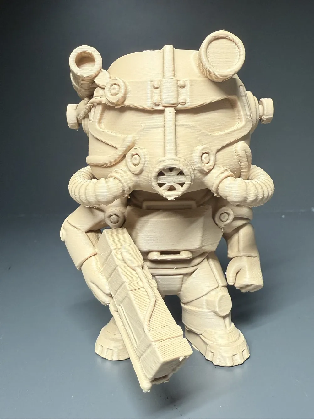 Chibi Fallout Armor by Mysstra hueforge 3Dart MakerWorld: Download Free ...