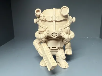 Chibi Fallout Armor by Mysstra hueforge 3Dart MakerWorld: Download Free ...
