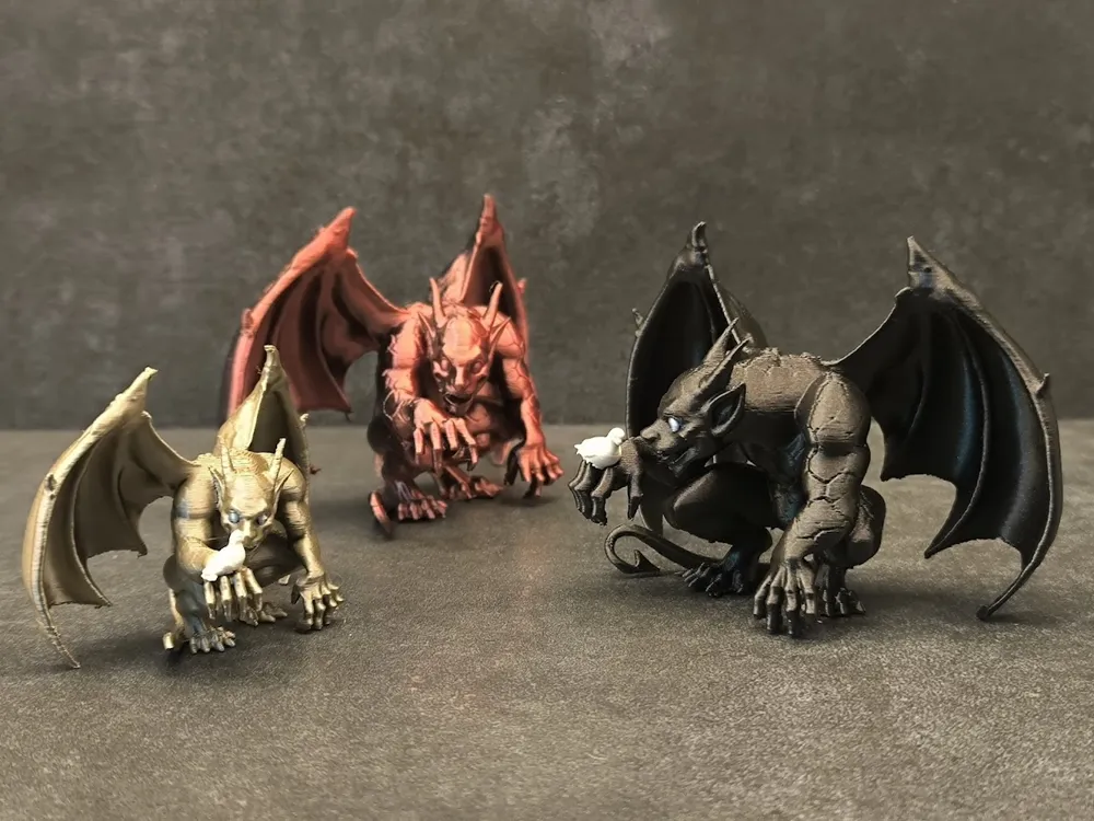 Cathedral Gargoyles - Free 3D Print Model - MakerWorld