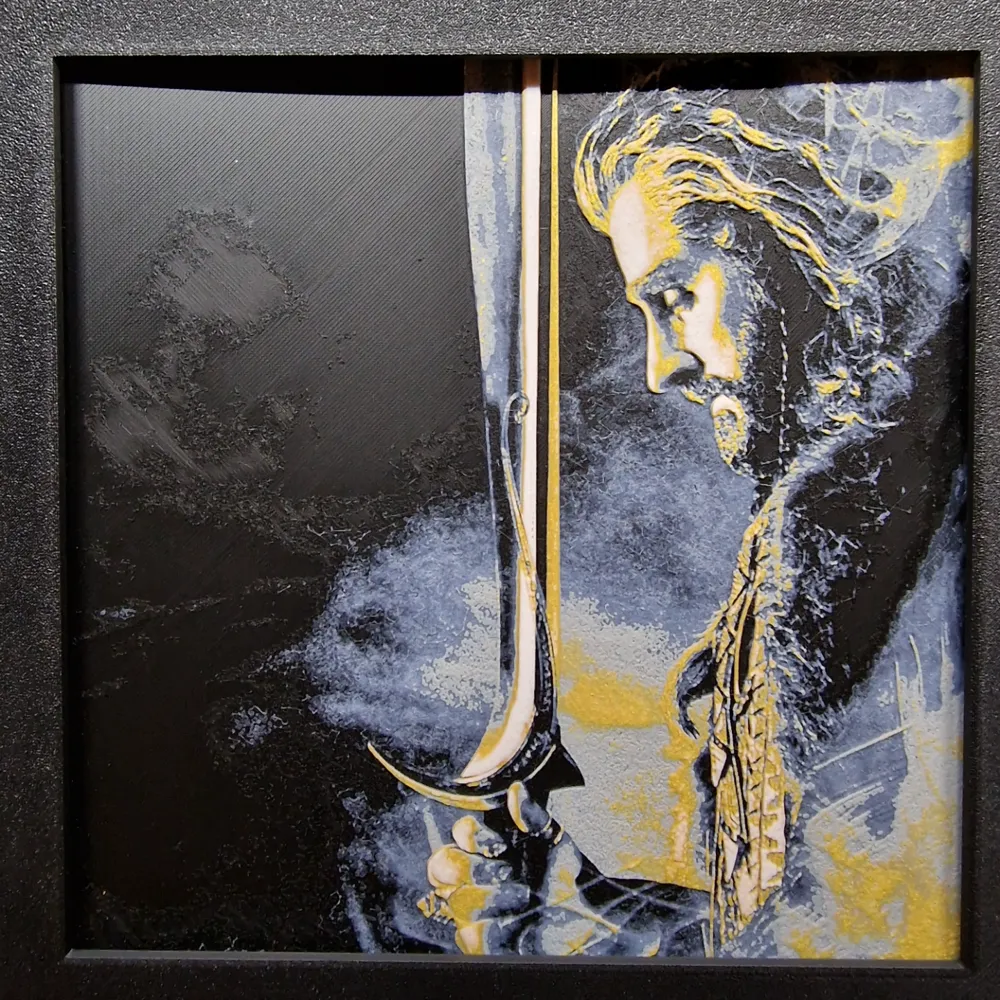 Hueforge - Thorin Oakenshield 200x200 by roli_29 - MakerWorld