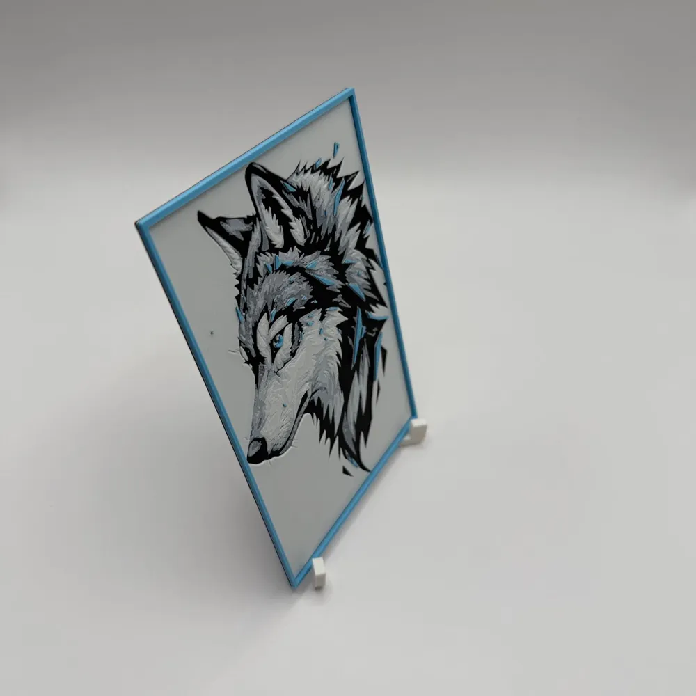 Hueforge Animal - Wolf - Free 3D Print Model - MakerWorld