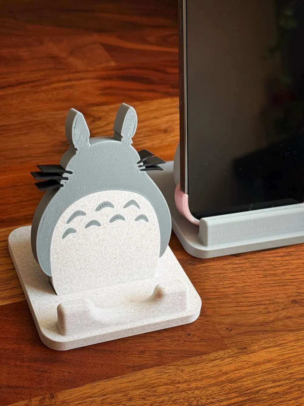 Cute Totoro Phone Stand - Free 3D Print Model - MakerWorld