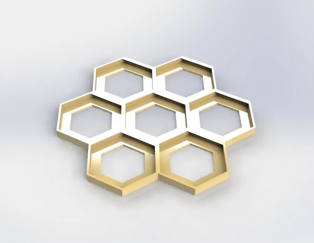Modular Hexagon Nespresso Original Capsule Holder - Free 3D Print Model ...