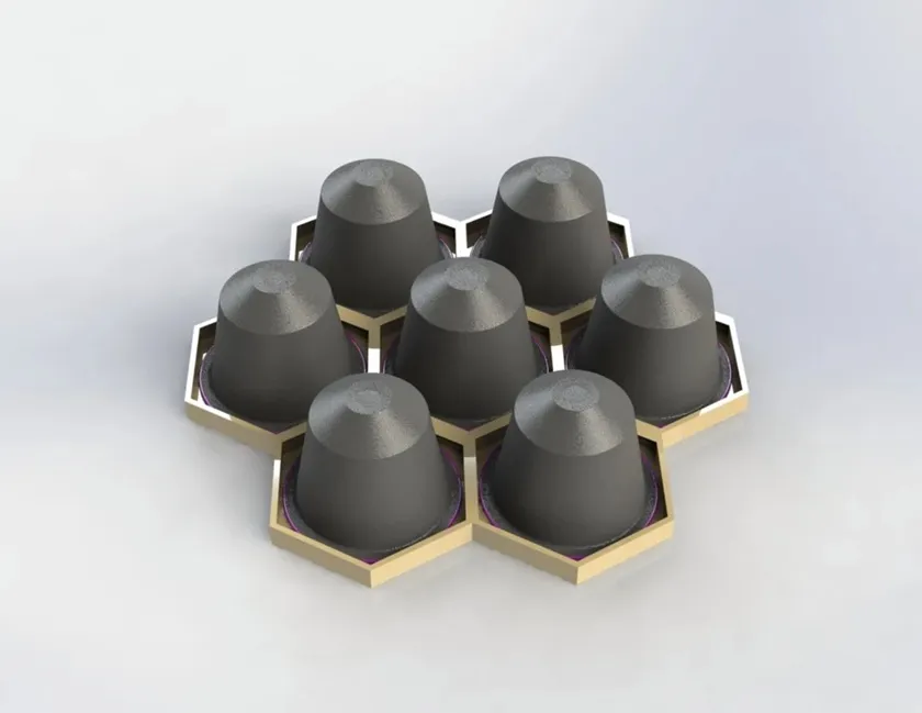 Modular Hexagon Nespresso Original Capsule Holder - Free 3D Print Model ...
