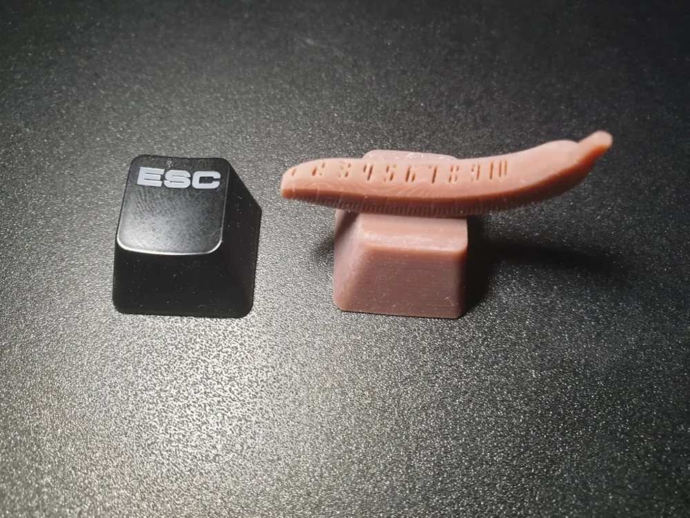 Banana Scale Cherry MX key cap by Ryxxi_makes - MakerWorld