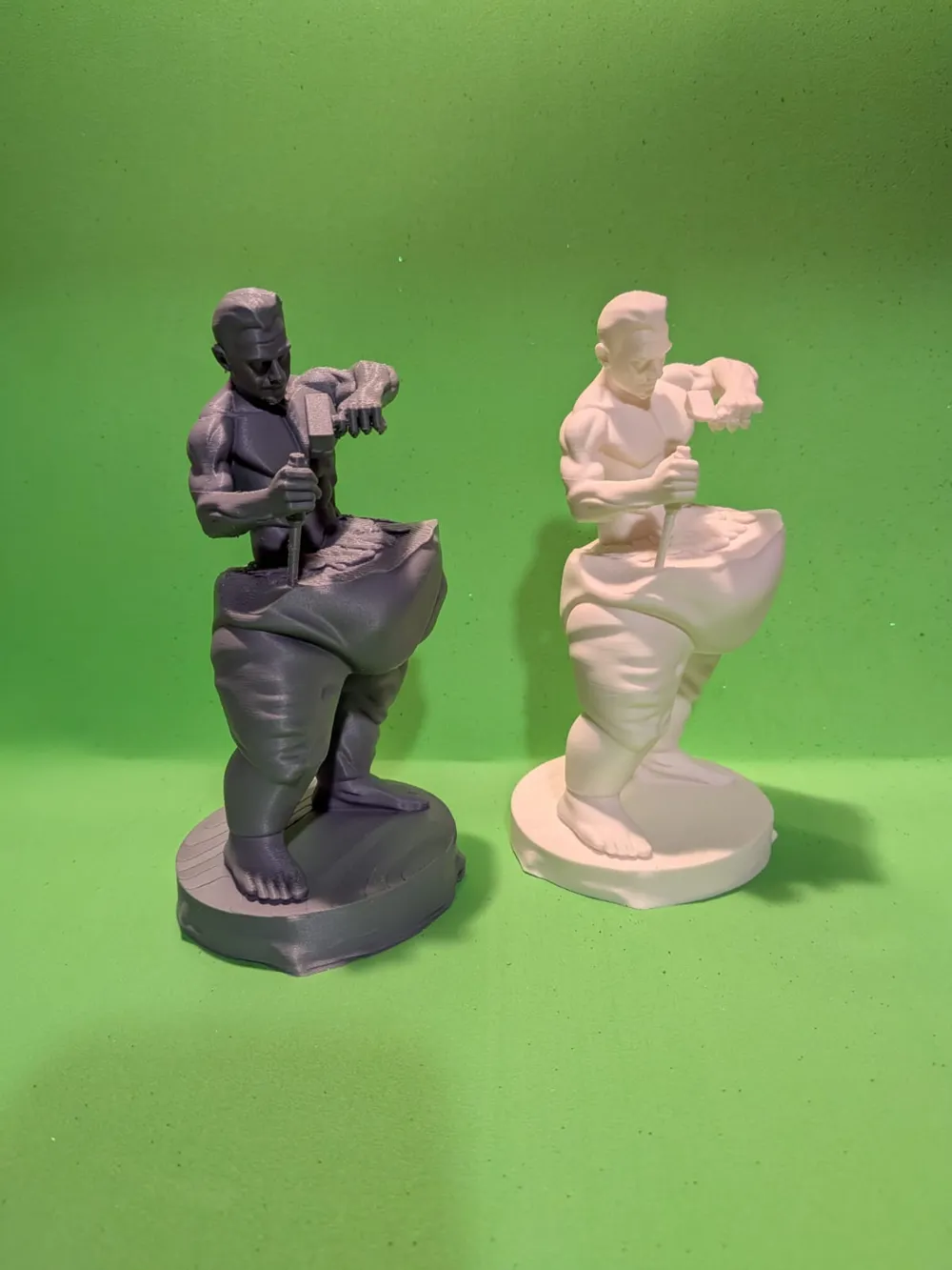 Motivational Statue - Fat Man - Free 3D Print Model - MakerWorld
