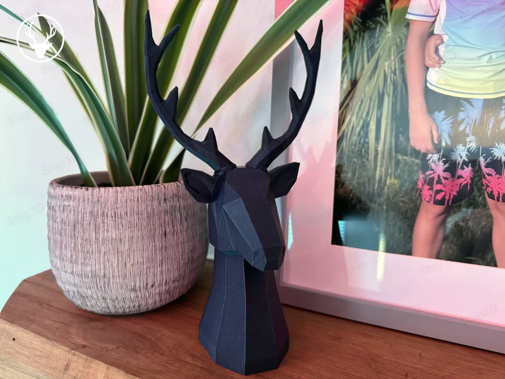 Stags Head Decor by Stag 3D MakerWorld: Download Free 3D Models