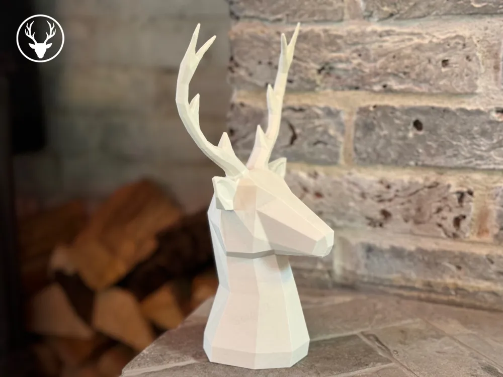 Stags Head Decor - Free 3D Print Model - MakerWorld