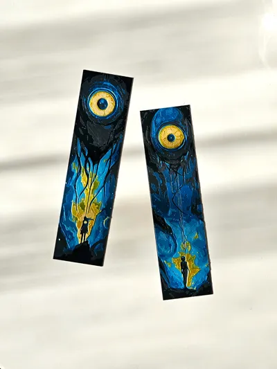 Astral Gaze - Futuristic Bookmarks Set by C3D MakerWorld: Download Free ...