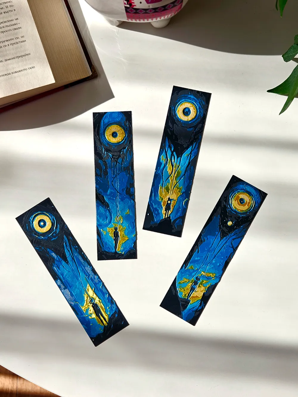 Astral Gaze - Futuristic Bookmarks Set - Free 3D Print Model - MakerWorld
