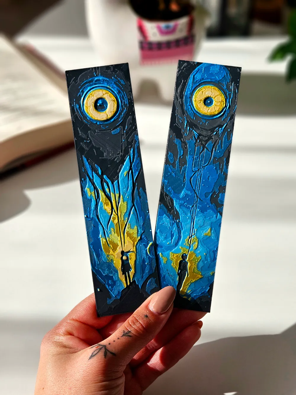 Astral Gaze - Futuristic Bookmarks Set by C3D MakerWorld: Download Free ...