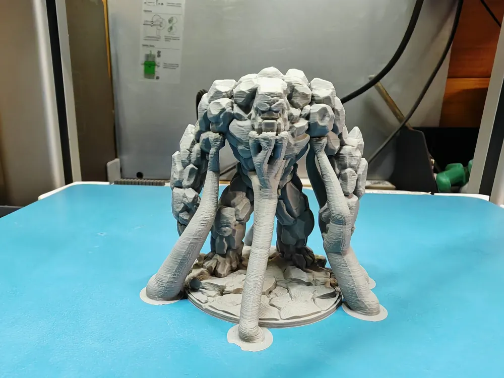 Living Rock Construct - Golem (Large Monster) - Free 3D Print Model ...