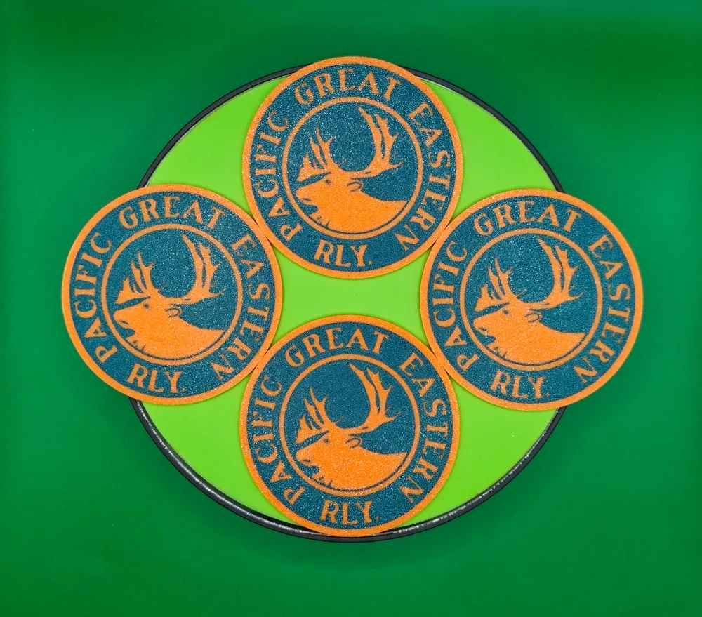 Pacific Great Eastern Railway Coasters by railimages - MakerWorld