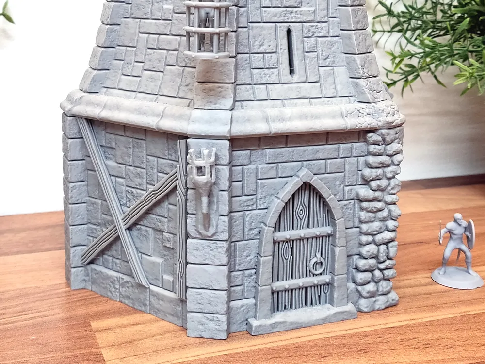 Watchtower Free Sample 3D Printable Modular Tower - Free 3D Print Model ...