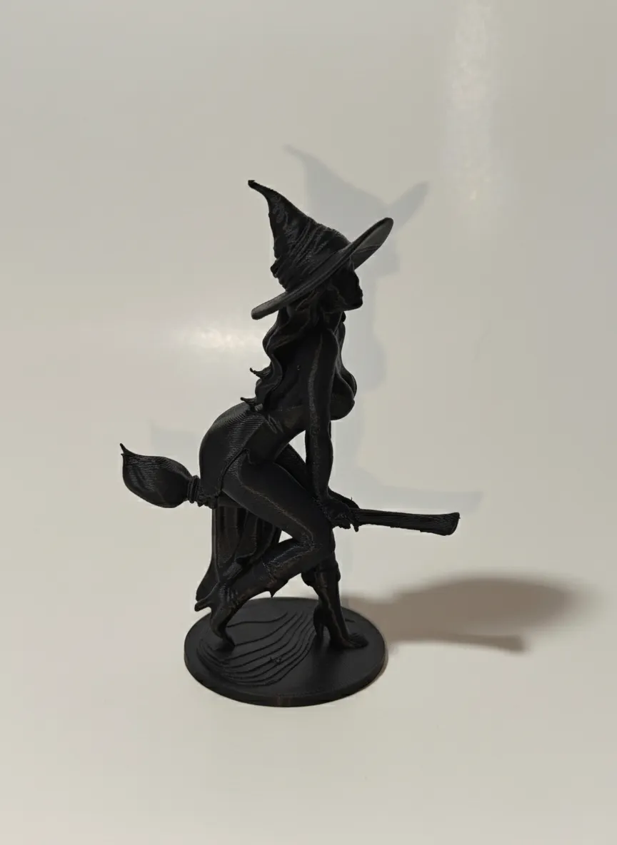 Halloween Sexy Witch Figurine - Free 3D Print Model - MakerWorld