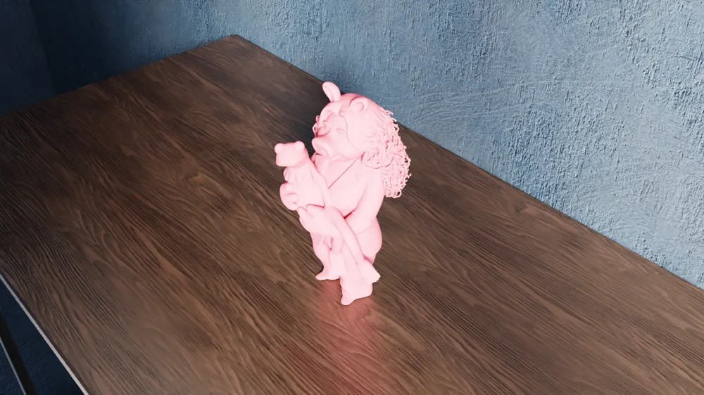 Miss Piggy Holding Kermit – Iconic Muppet Duo - Free 3D Print Model ...