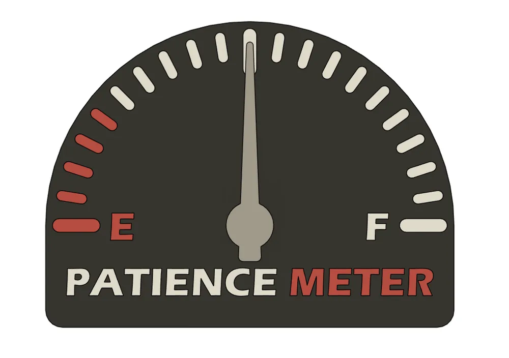 Patience Meter by mientoro MakerWorld: Download Free 3D Models