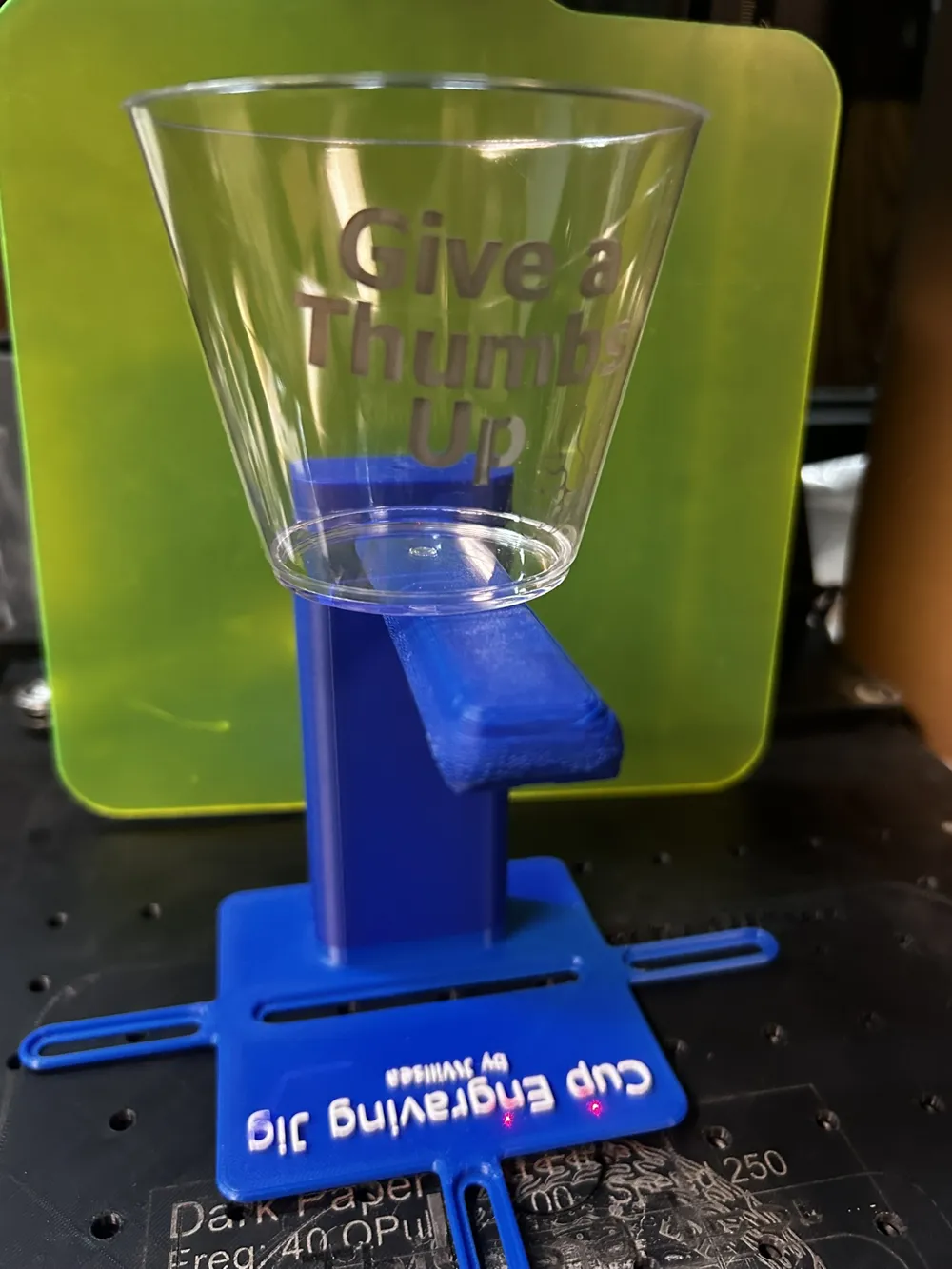Plastic Cup Engraving Jig - Free 3D Print Model - MakerWorld