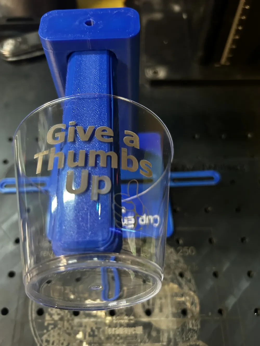 Plastic Cup Engraving Jig - Free 3D Print Model - MakerWorld