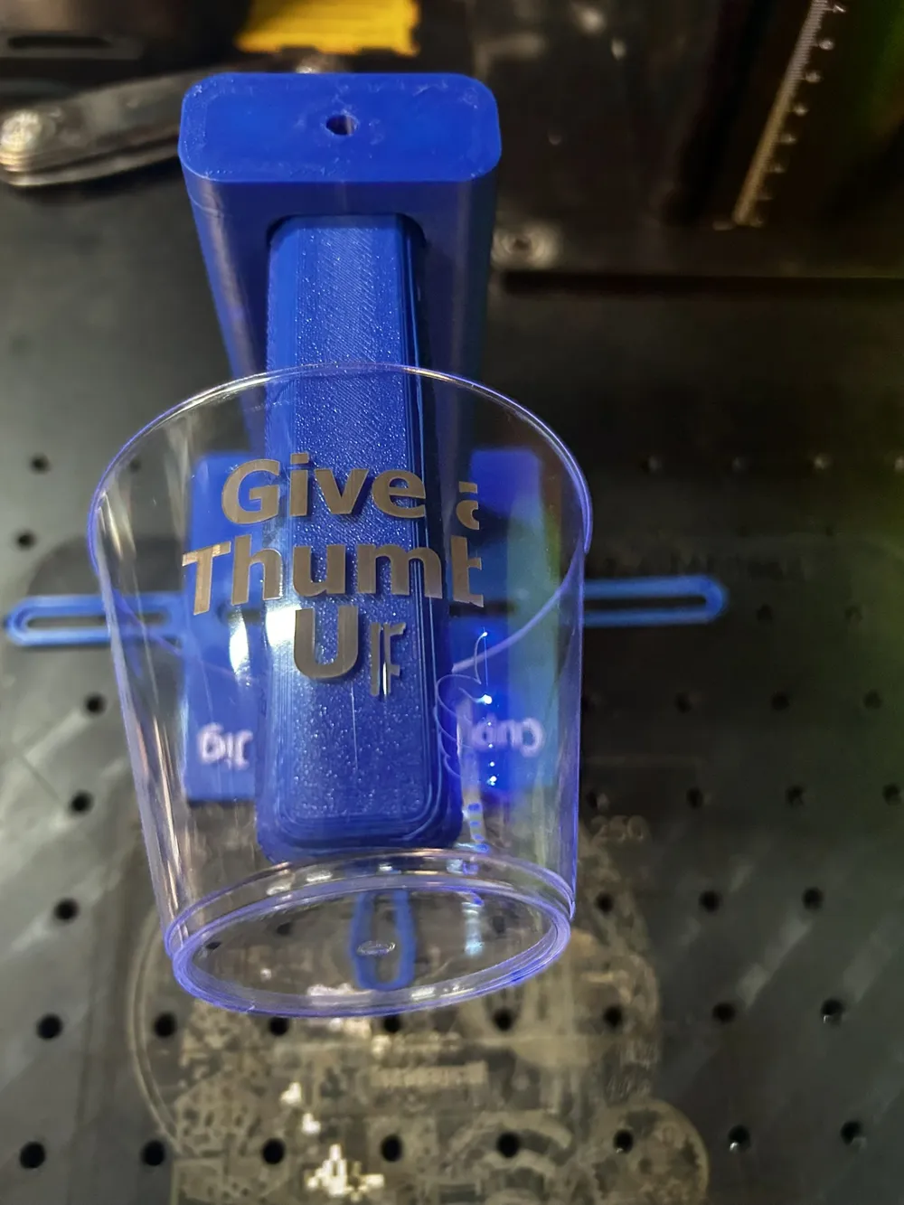 Plastic Cup Engraving Jig - Free 3D Print Model - MakerWorld