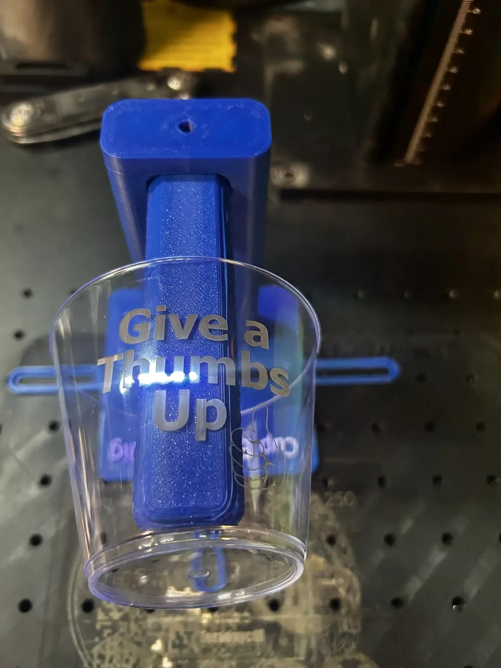 Plastic Cup Engraving Jig - Free 3D Print Model - MakerWorld