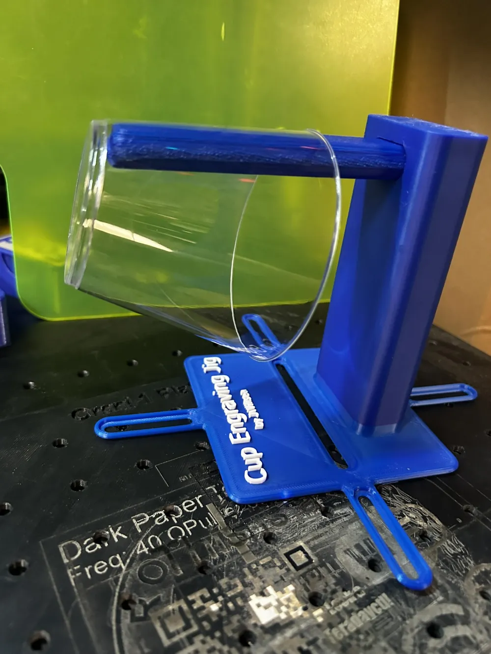 Plastic Cup Engraving Jig - Free 3D Print Model - MakerWorld