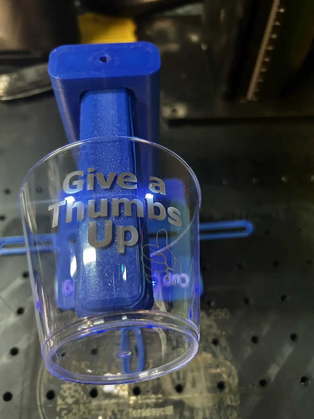 Plastic Cup Engraving Jig - Free 3D Print Model - MakerWorld