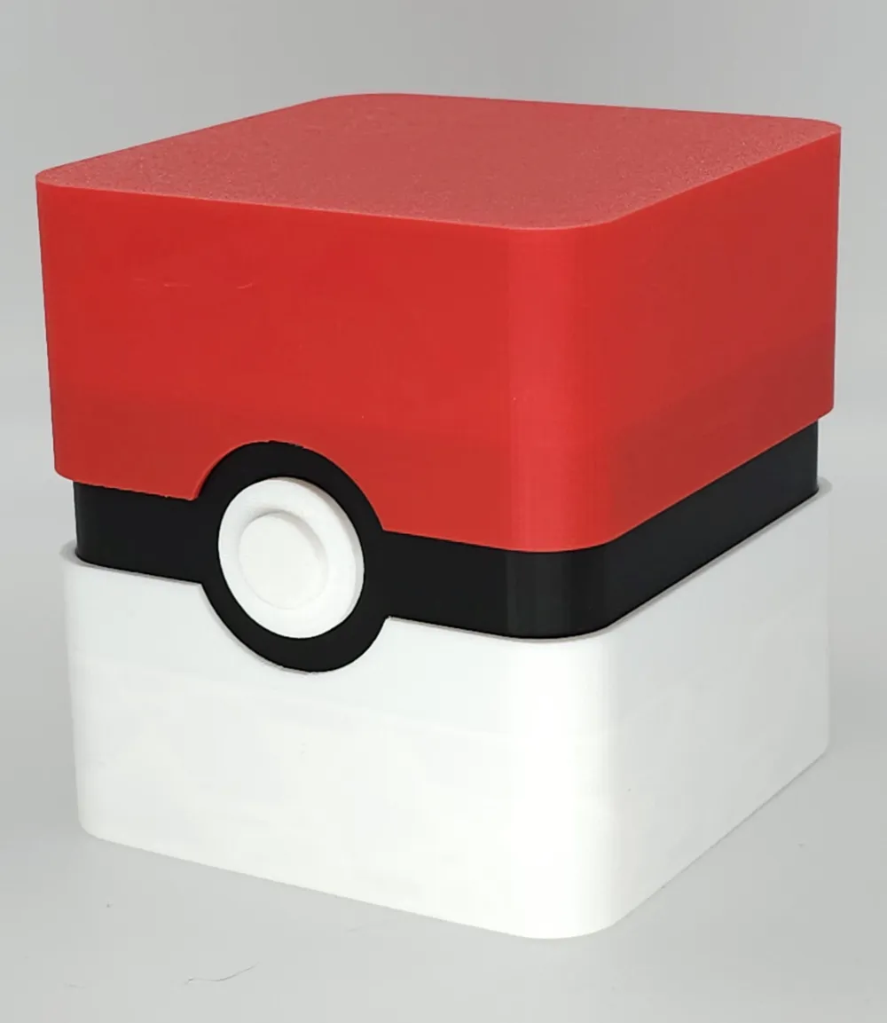 Pokeball Inspired Storage Box - Free 3D Print Model - MakerWorld