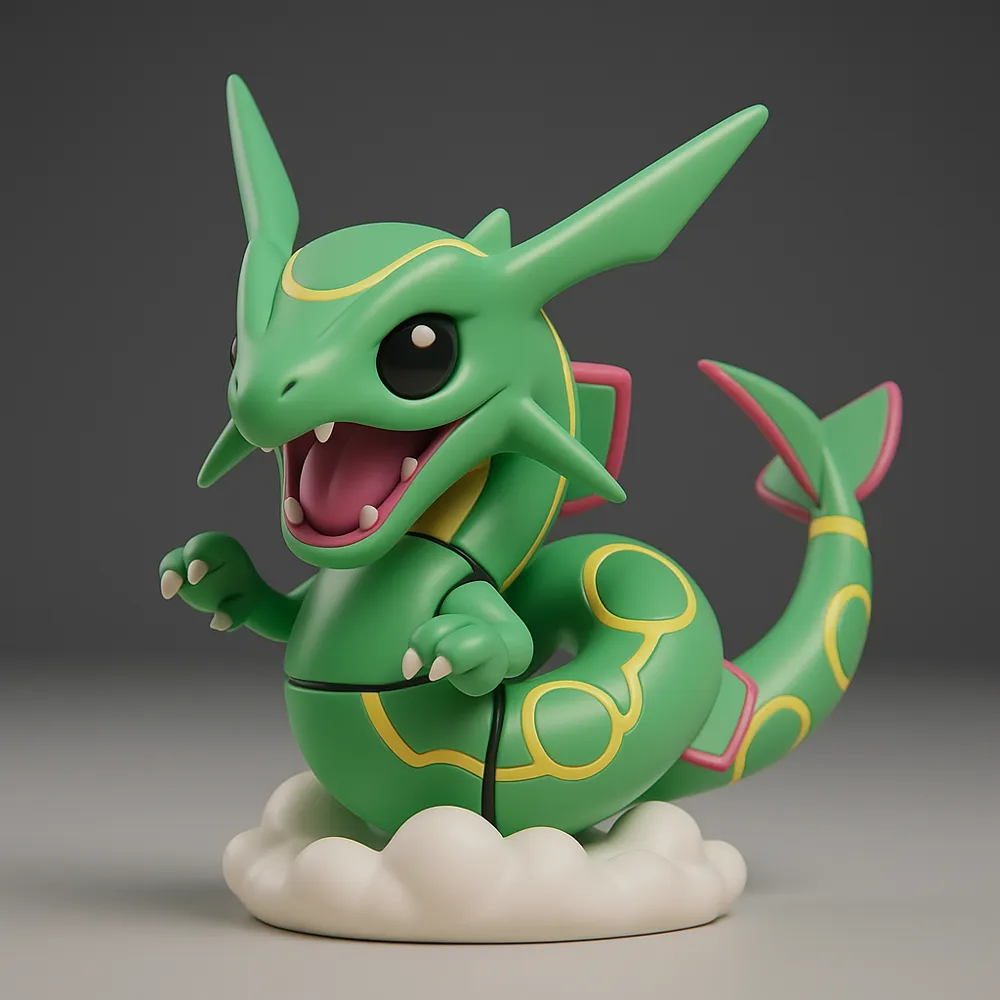 Chibi Rayquaza - Free 3D Print Model - MakerWorld
